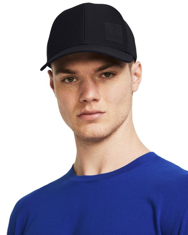 Men's Iso-chill Armourvent Stretch Hat | Black/Black :: ᴋerrian